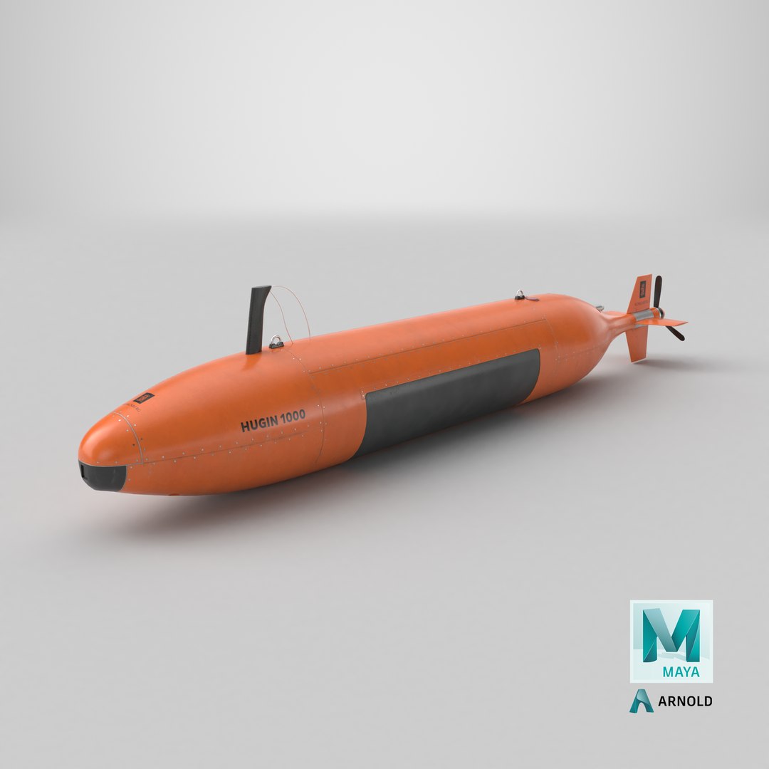 3D HUGIN AUV Model - TurboSquid 2282613