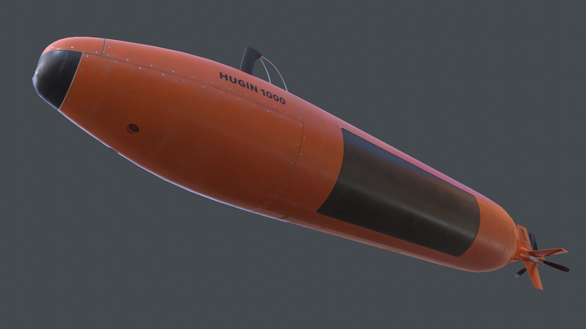 3D HUGIN AUV Model - TurboSquid 2282613