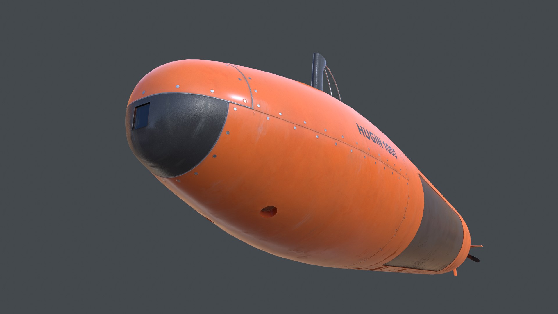 3D HUGIN AUV Model - TurboSquid 2282613