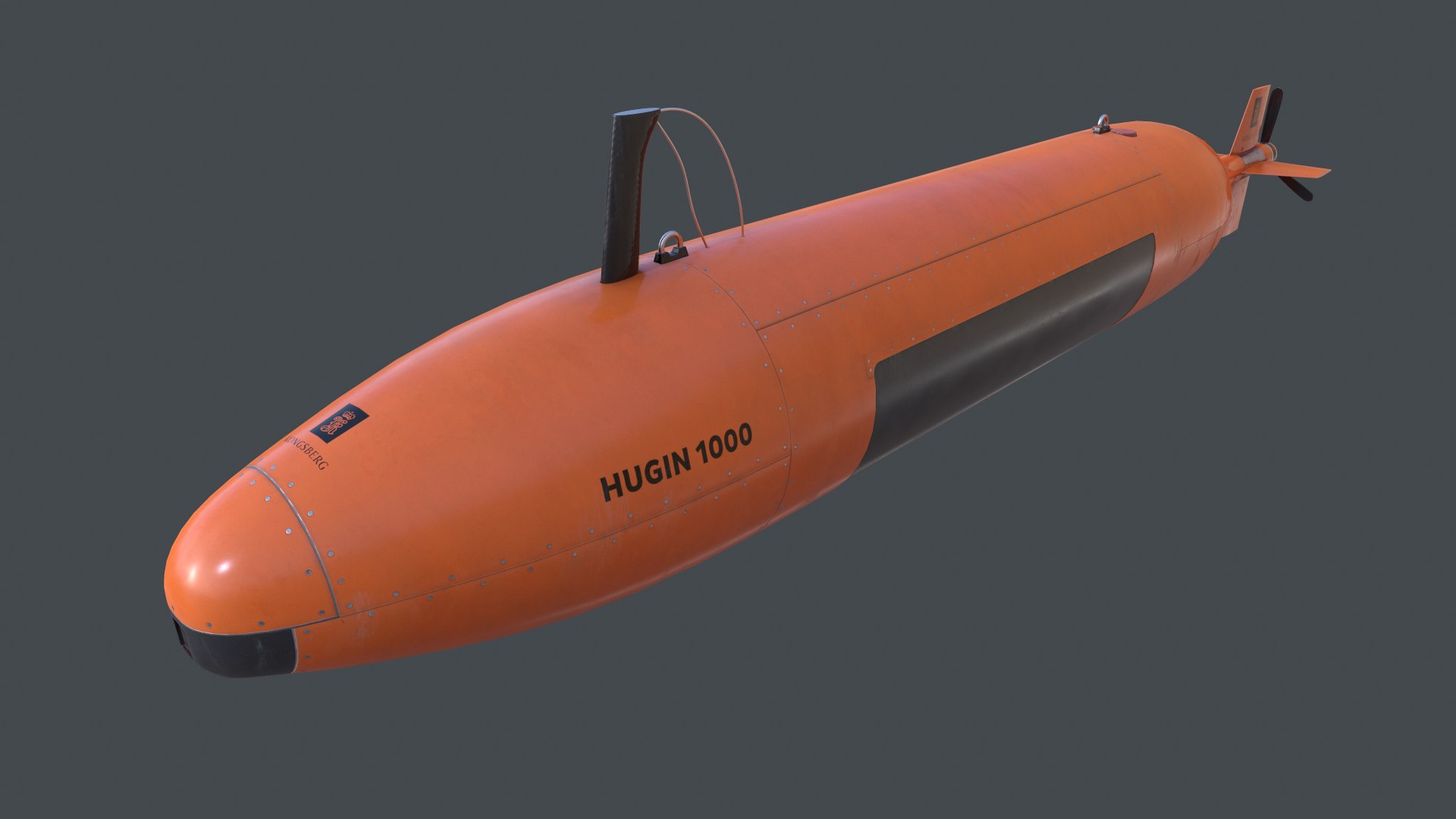 3D HUGIN AUV Model - TurboSquid 2282613