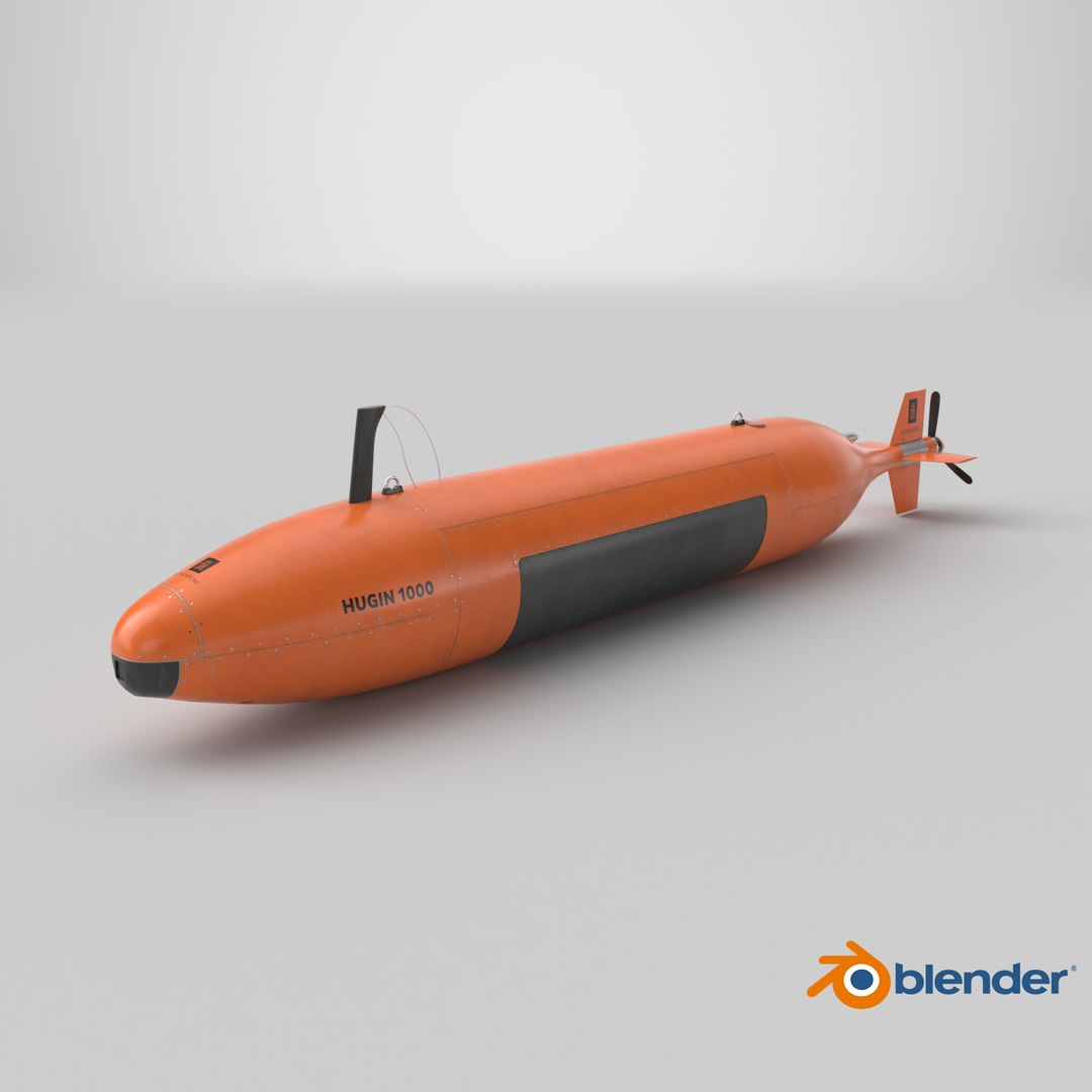 3D HUGIN AUV Model - TurboSquid 2282613