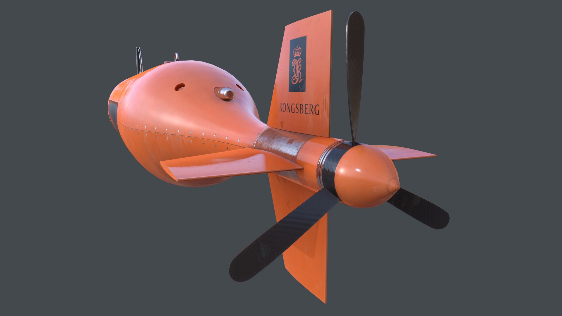 3D HUGIN AUV Model - TurboSquid 2282613
