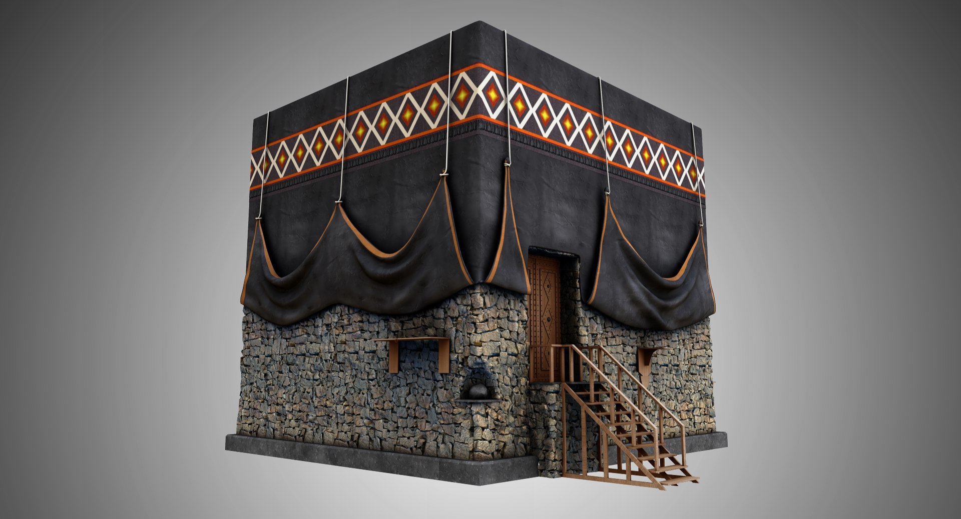 Kaaba 3D model - TurboSquid 1420109