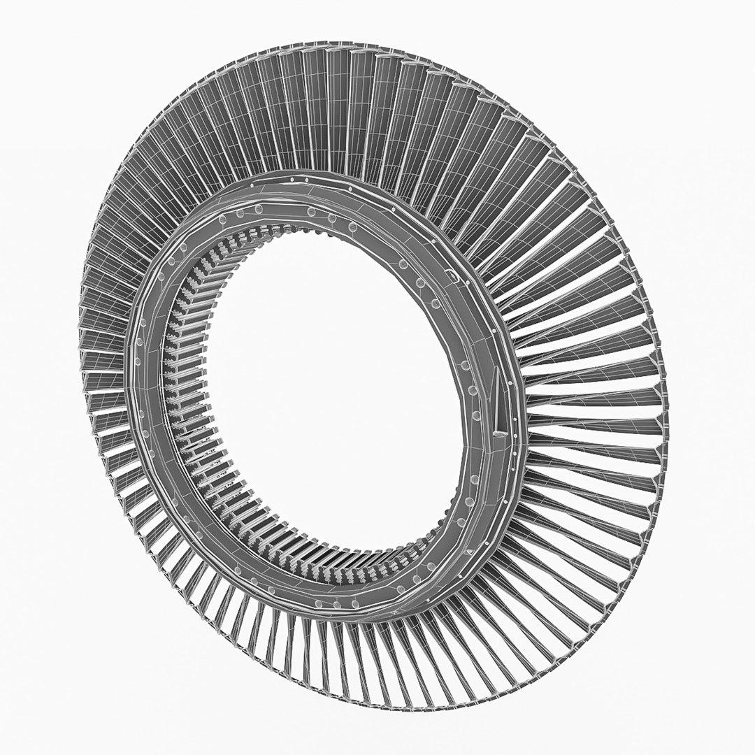 Gas Turbine Rotors 3D model - TurboSquid 1822252
