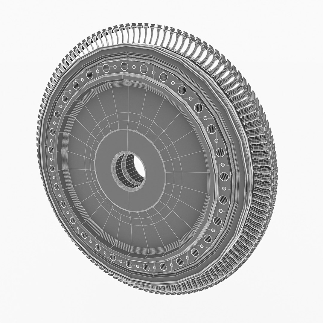 Gas Turbine Rotors 3D Model - TurboSquid 1822252