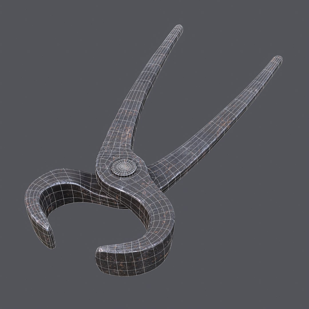 Tongs 3D Model - TurboSquid 1733380