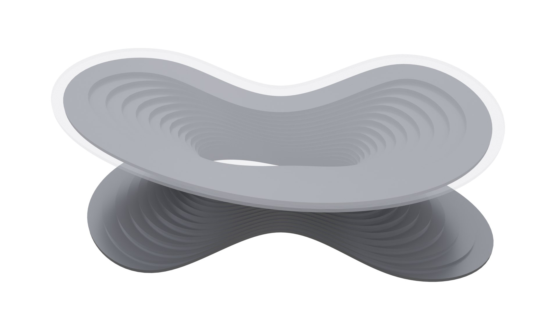 Elliptical Contour Table 3D - TurboSquid 2281384