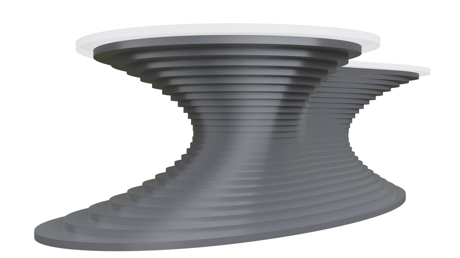 Elliptical Contour Table 3D - TurboSquid 2281384