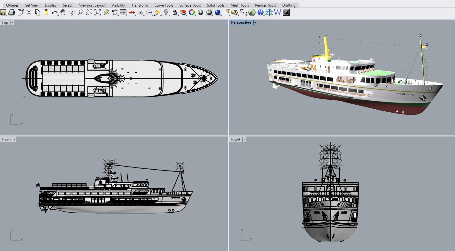 Istanbul Vapuru Steam Ferry 3D Model - TurboSquid 1760446