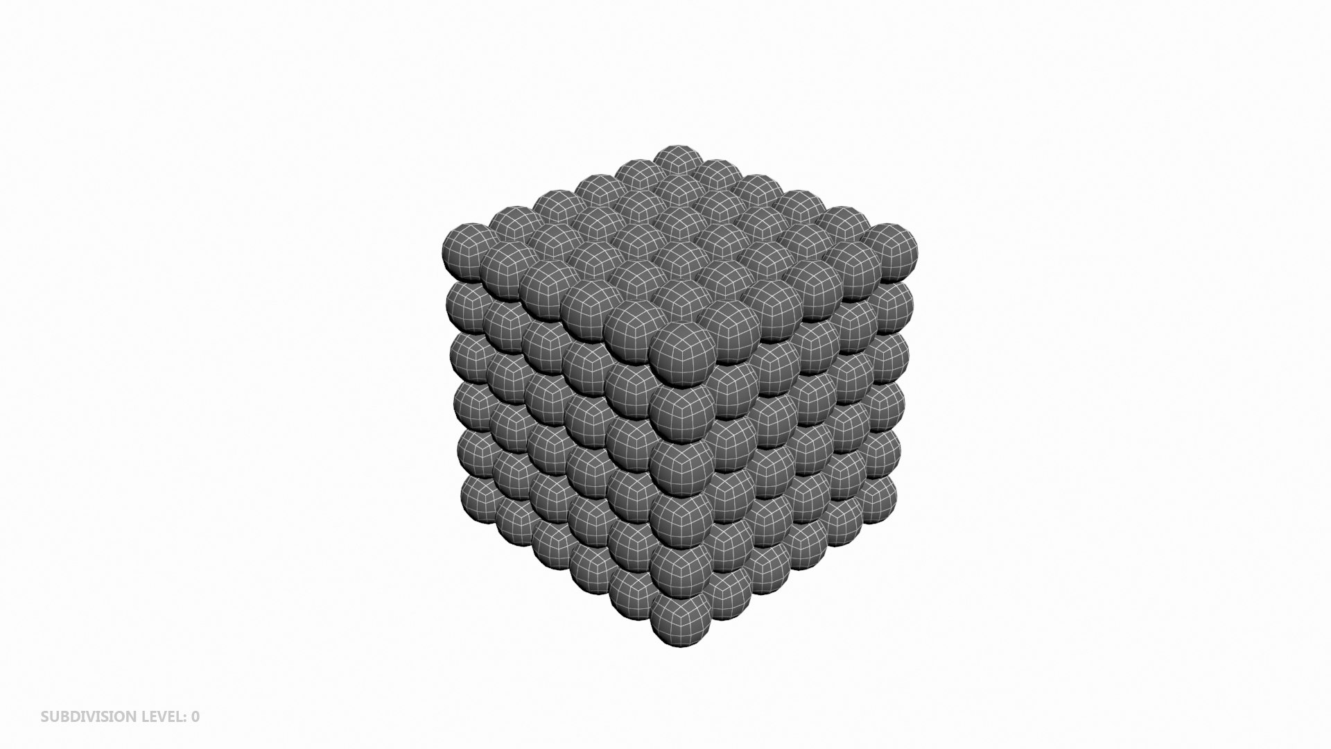 3D Model Balls Magnet Cube - TurboSquid 1463863