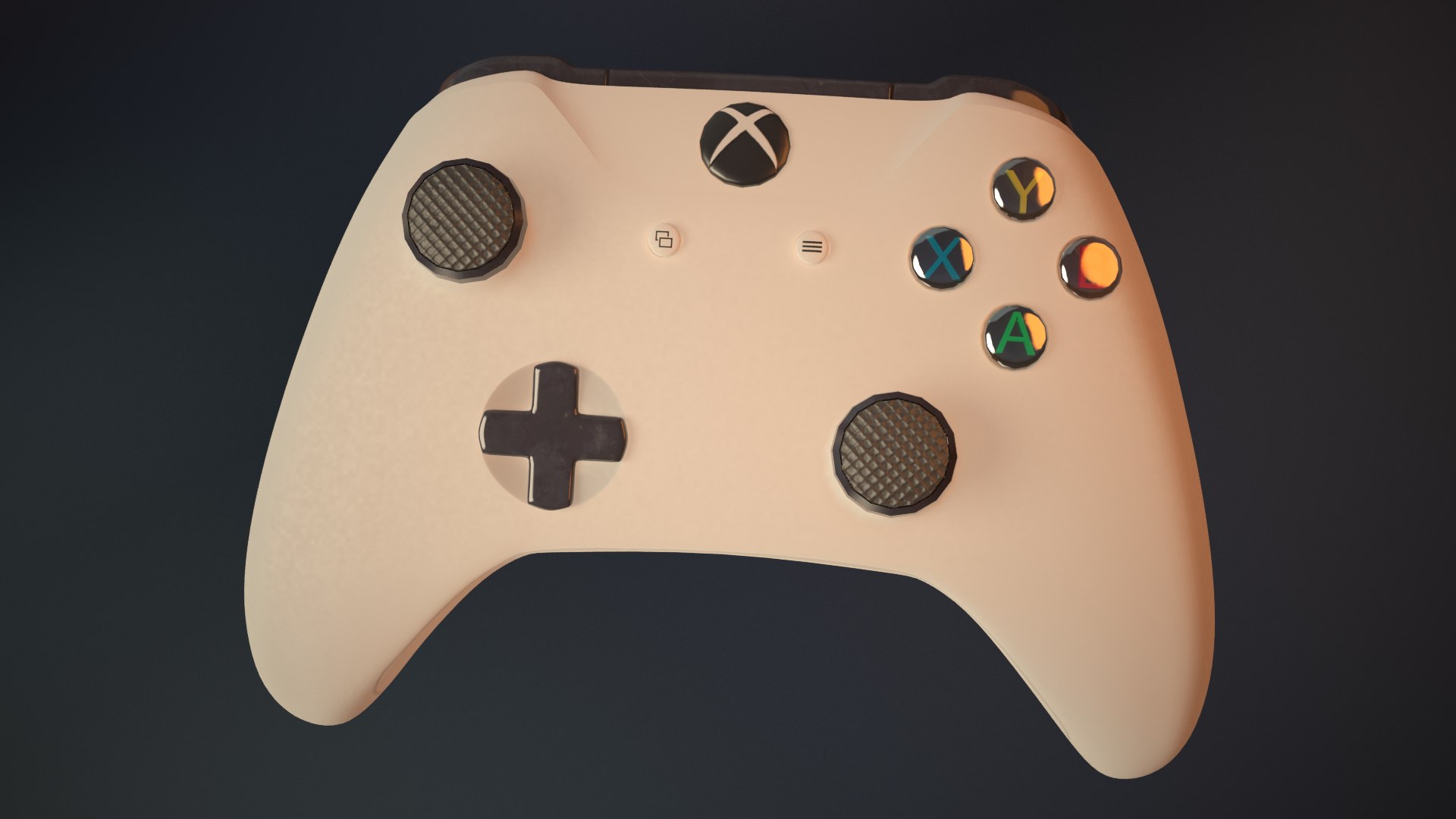 Realistic Xbox S Controller 3D Model - TurboSquid 1401299