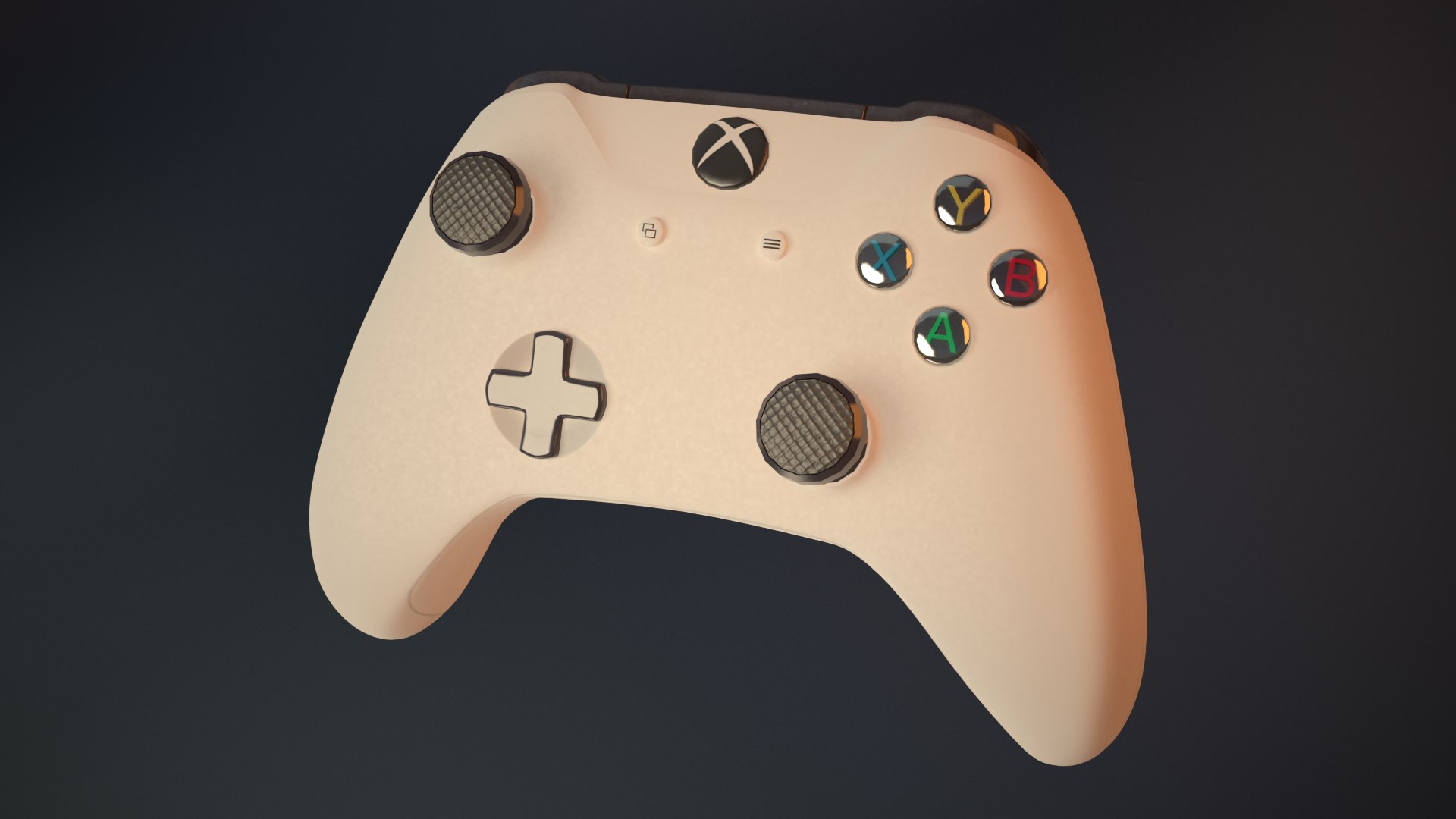 Realistic Xbox S Controller 3D Model - TurboSquid 1401299