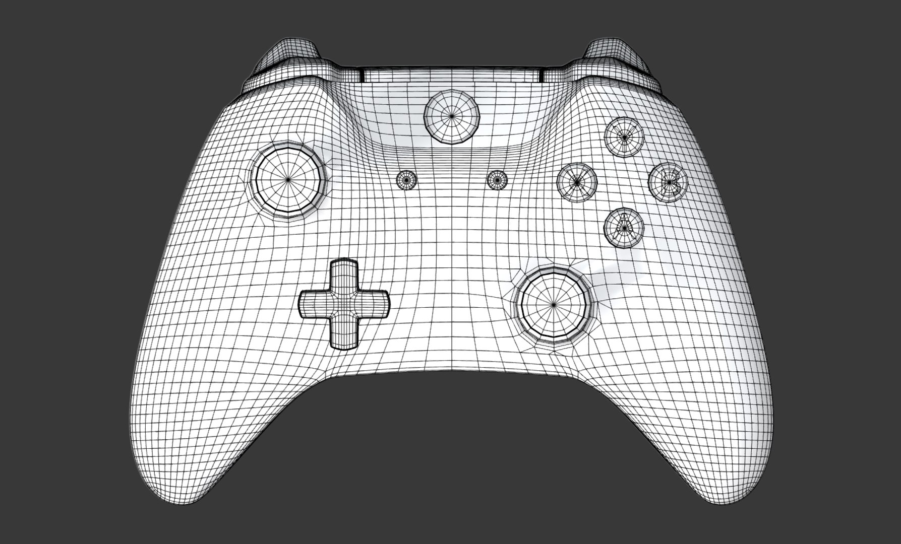 Realistic Xbox S Controller 3D Model - TurboSquid 1401299