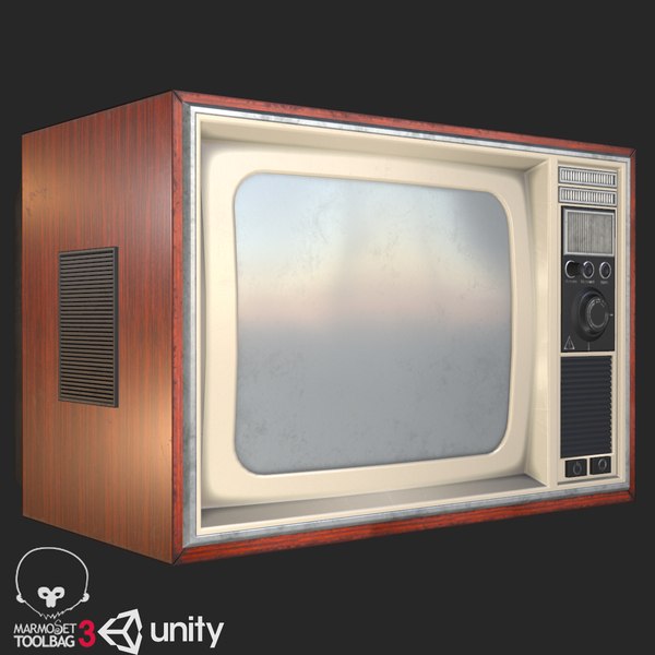 3D old television pack tv - TurboSquid 1423418