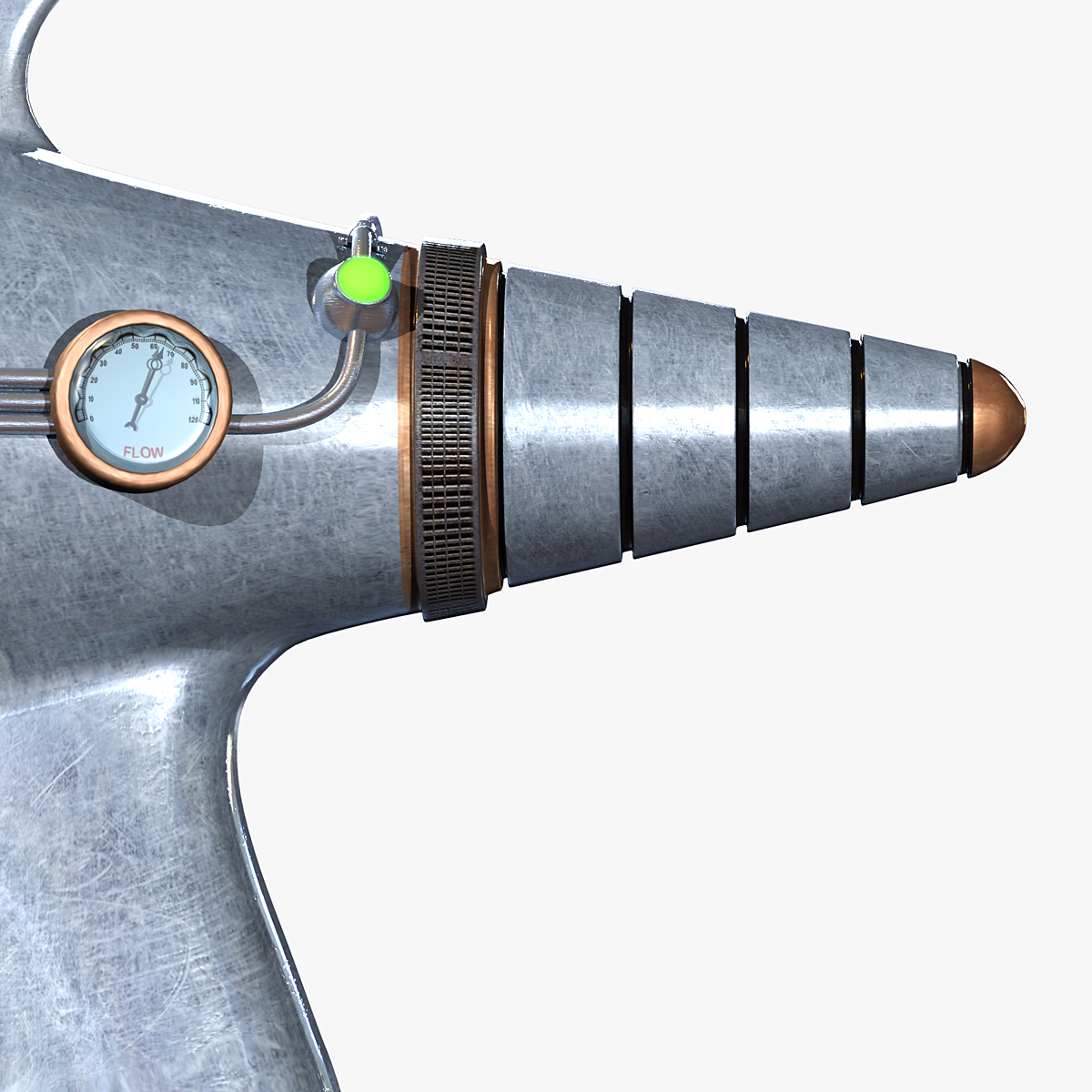 3ds max buck rogers retro gun