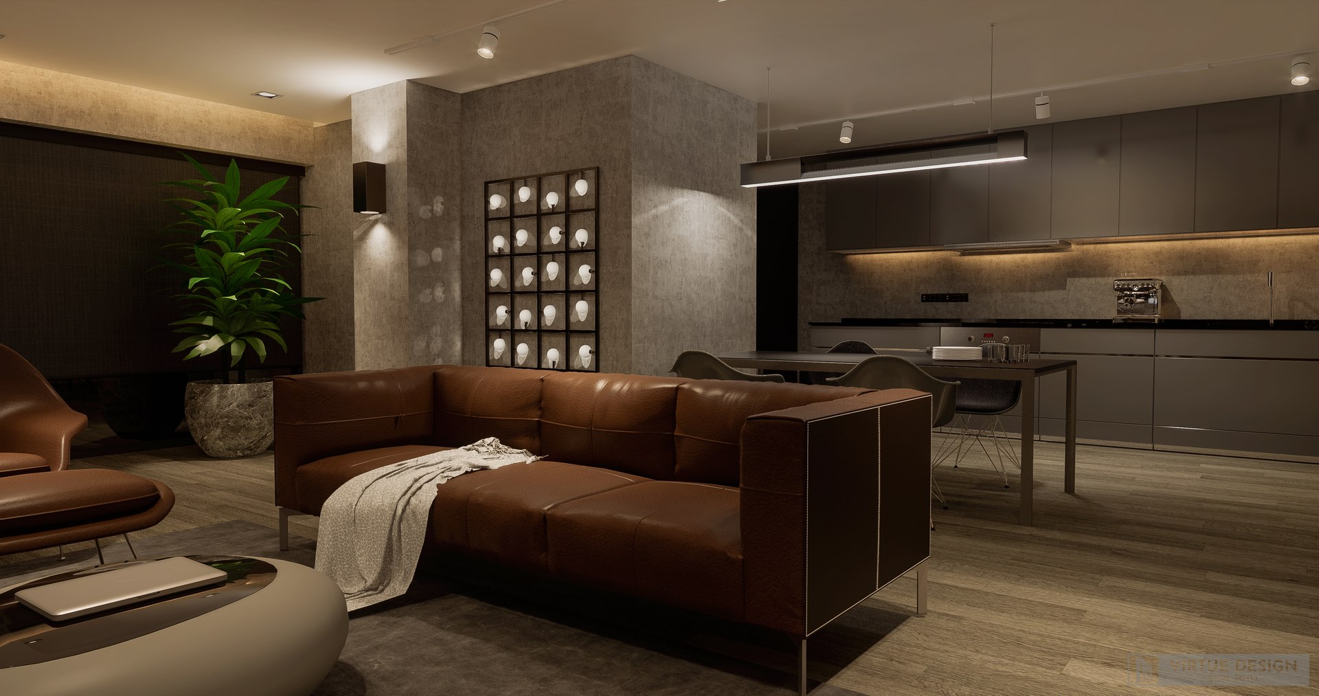 3D Modern Living 3d Model - A - TurboSquid 1736554