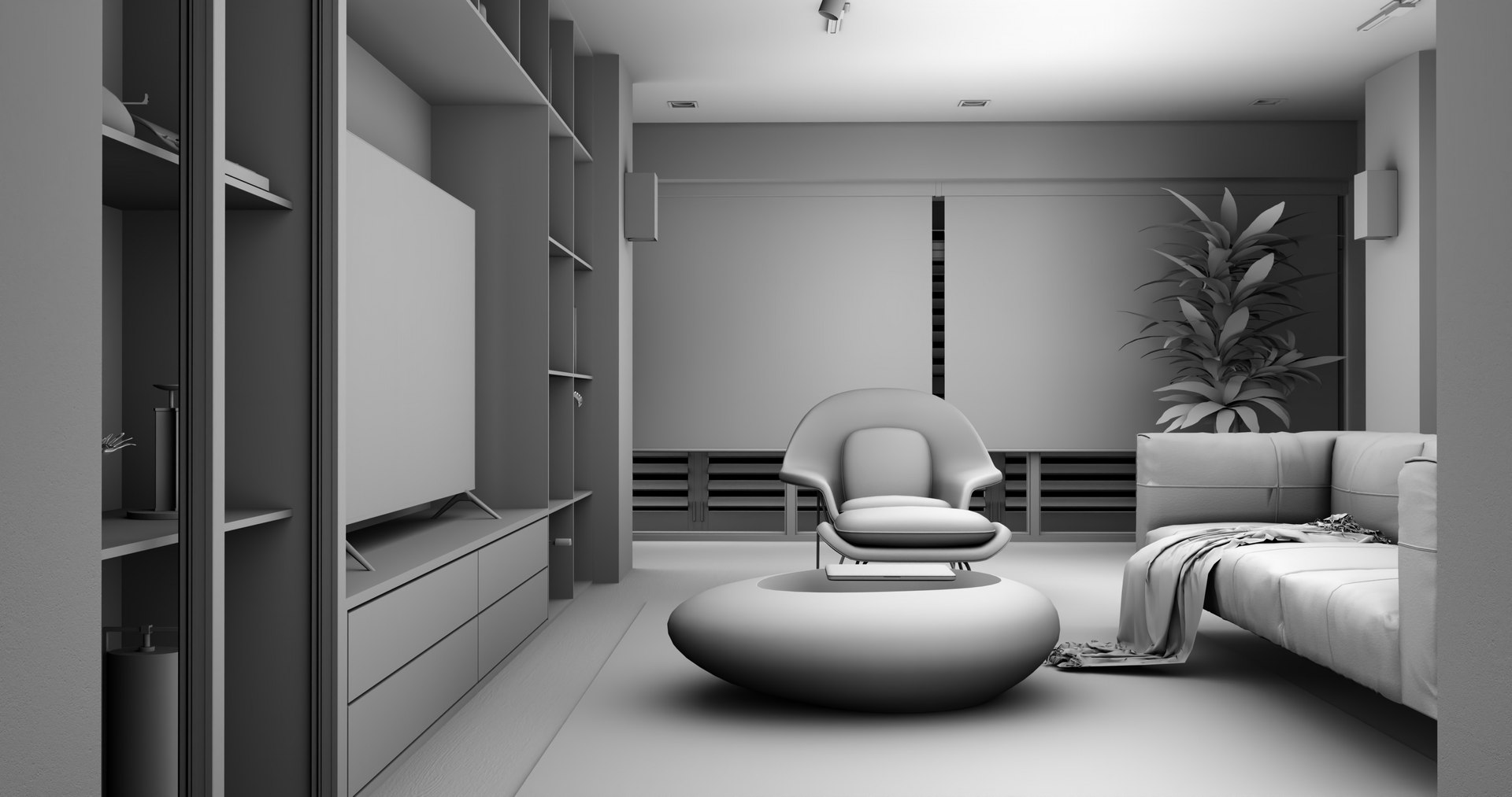 3D Modern Living 3d Model - A - TurboSquid 1736554