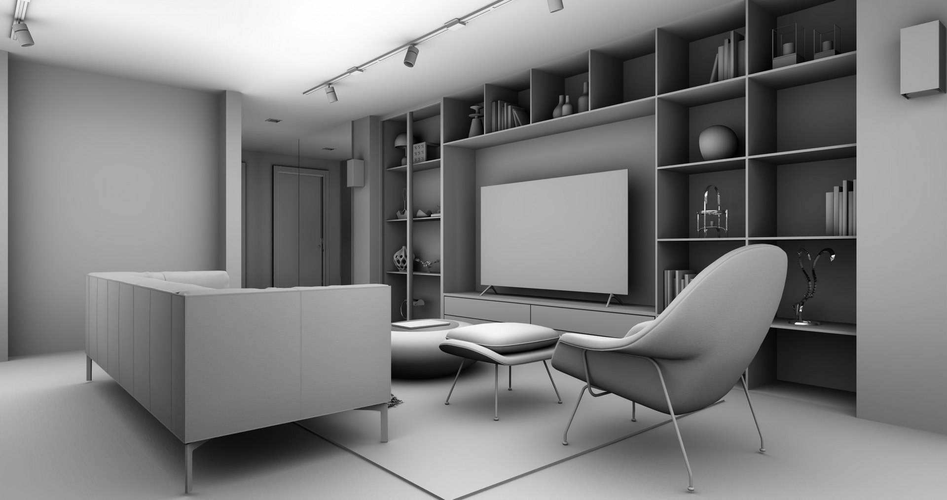 3D Modern Living 3d Model - A - TurboSquid 1736554