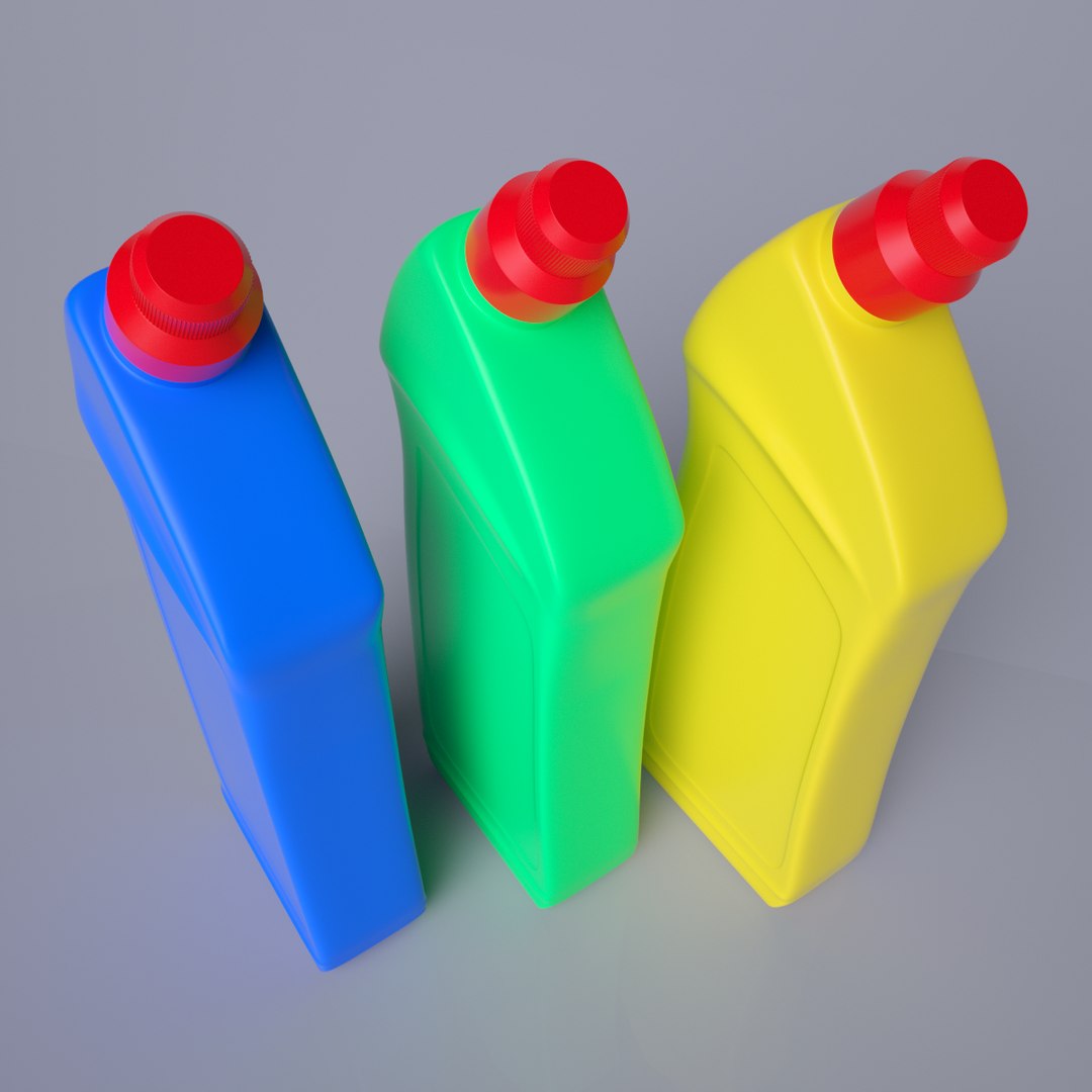 3D plastic bottle model - TurboSquid 1307051