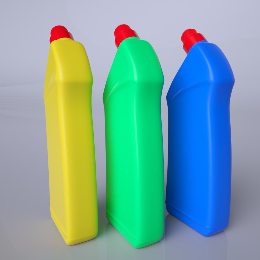3D plastic bottle model - TurboSquid 1307051