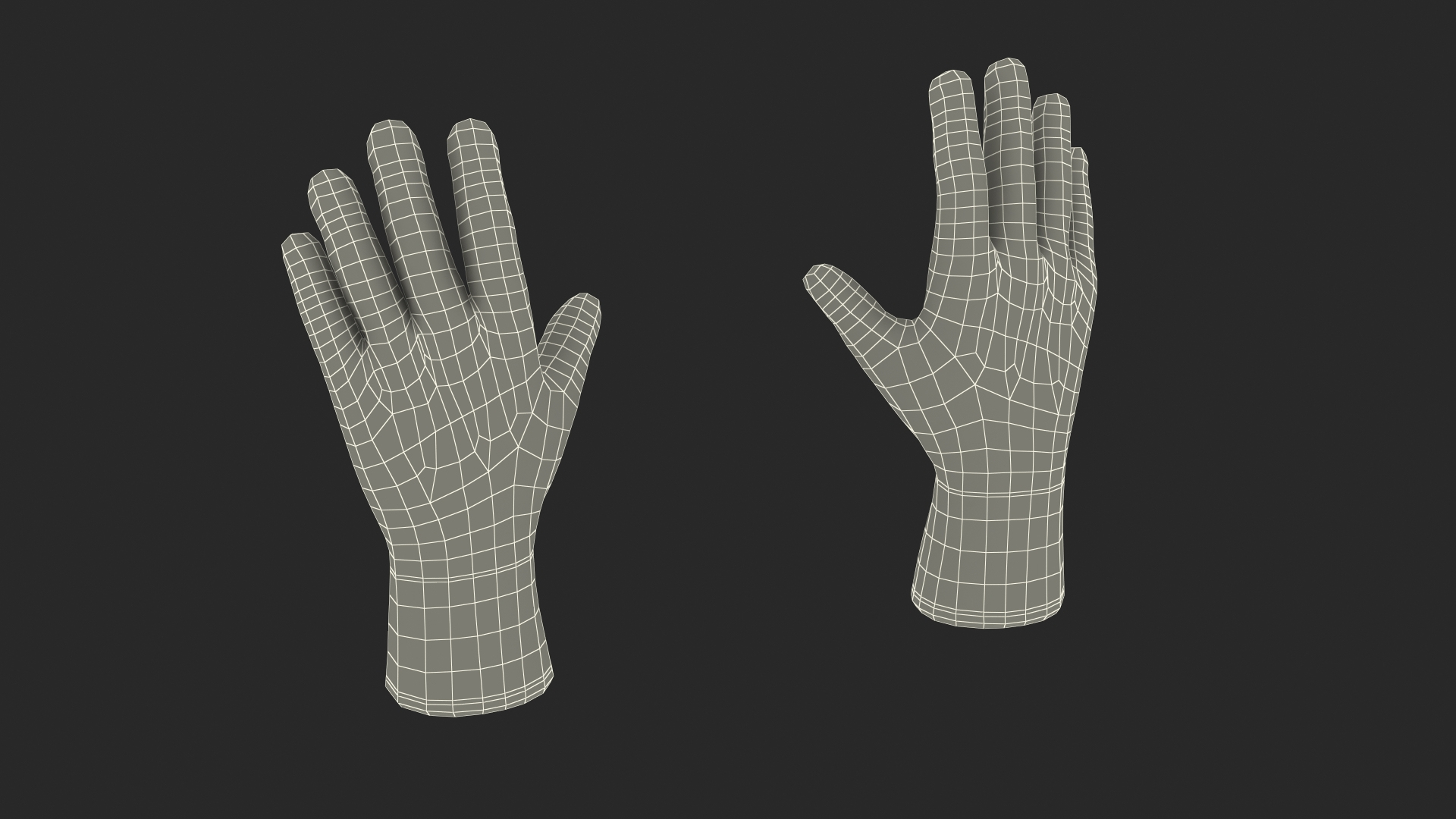 3D Safety Work Gloves Rigged For Maya Model - TurboSquid 1859838