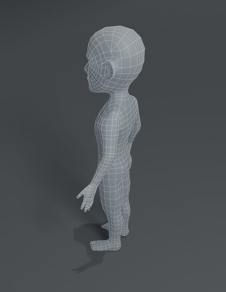 Male Body Cartoon Base Mesh 3D 모델 3D 모델 - TurboSquid 1522228