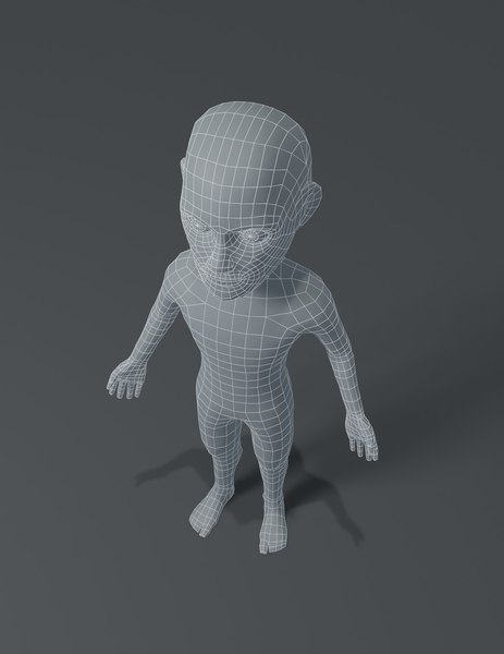 Male Body Cartoon Base Mesh 3D 모델 3D 모델 - TurboSquid 1522228