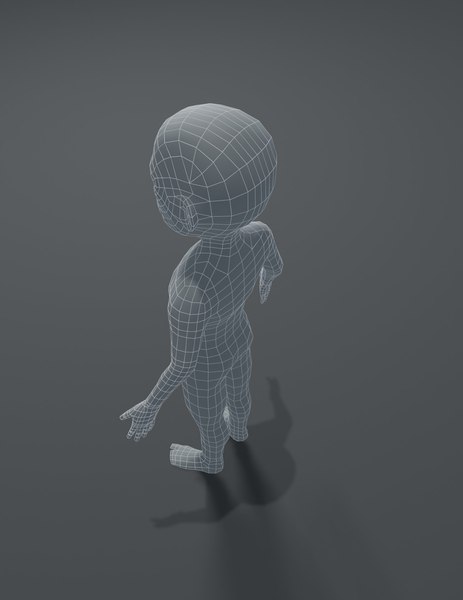 Male Body Cartoon Base Mesh 3D 모델 3D 모델 - TurboSquid 1522228