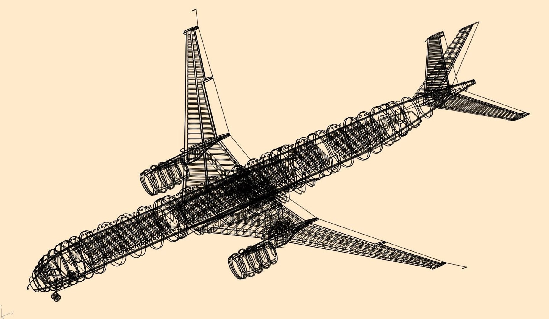 Airbus a350-1000 commercial aircraft 3D - TurboSquid 1539702