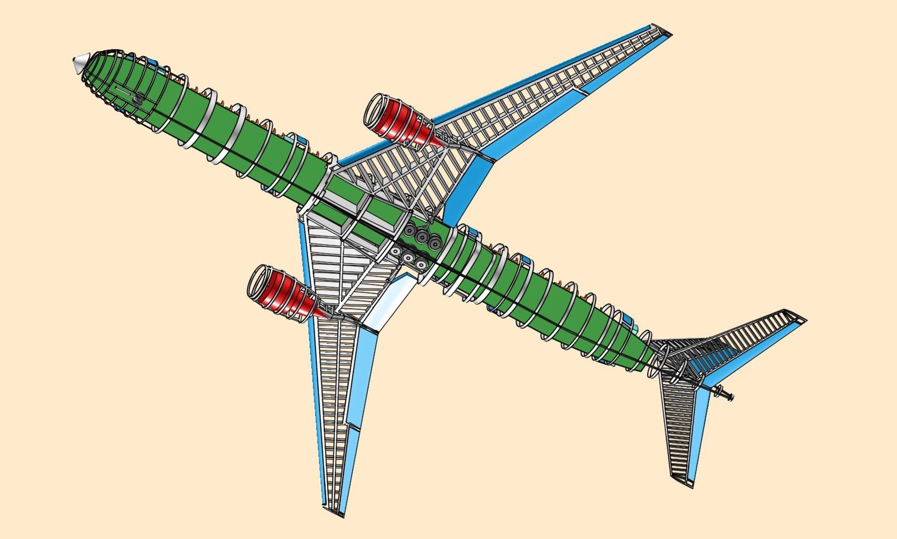 Airbus a350-1000 commercial aircraft 3D - TurboSquid 1539702