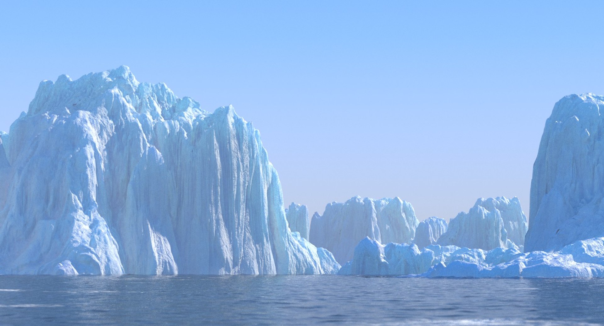 3D Group Icebergs - TurboSquid 1341828