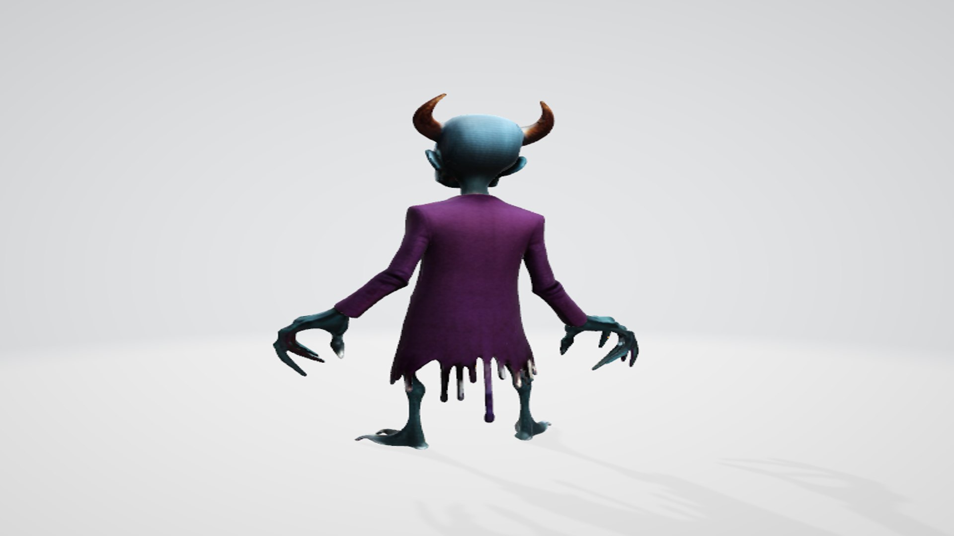 3D Stylized Demon Zombie 3D Character Game-Ready Model - TurboSquid 2456514