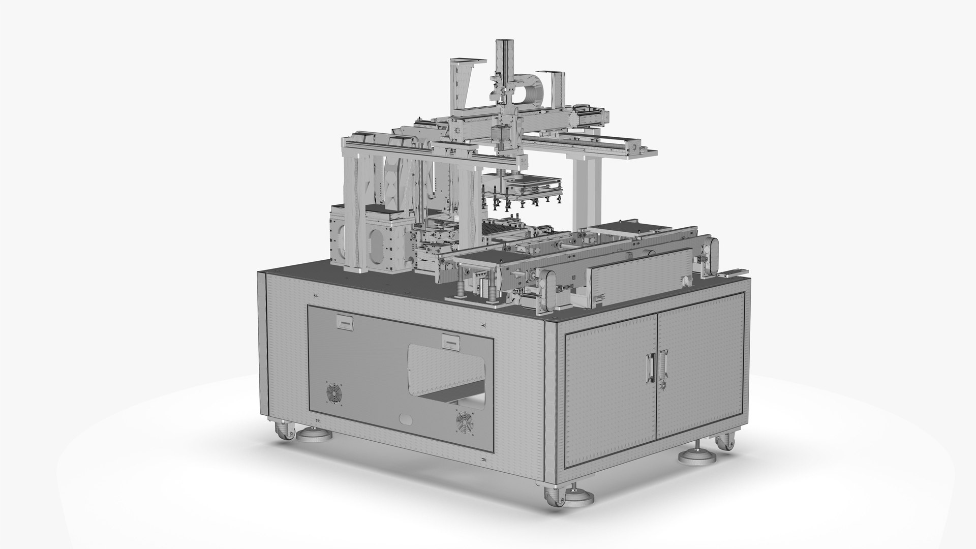 Automatic Tray Loading Machine 3D Model - TurboSquid 2084657