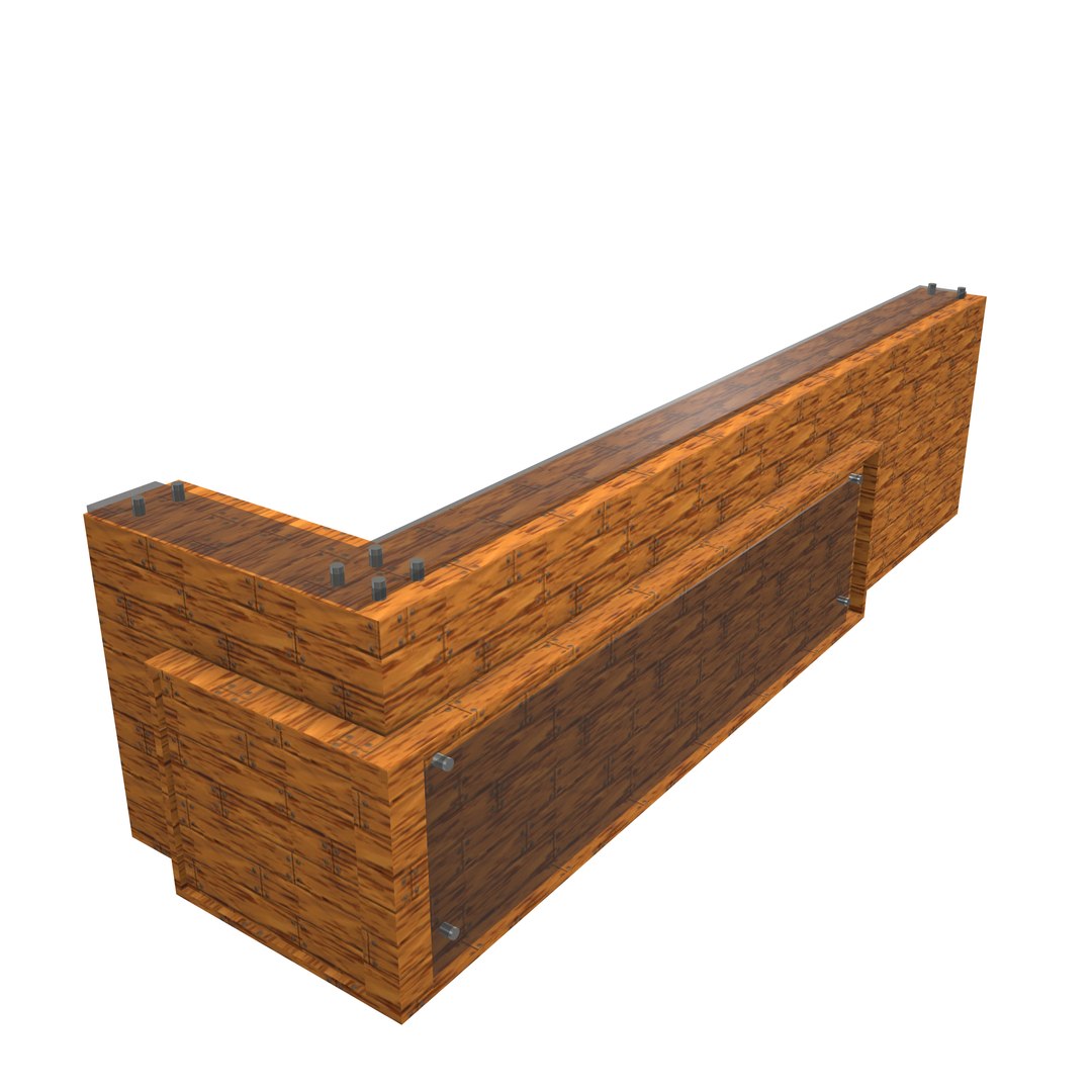 3D Counter Table 02 Model - TurboSquid 2172765