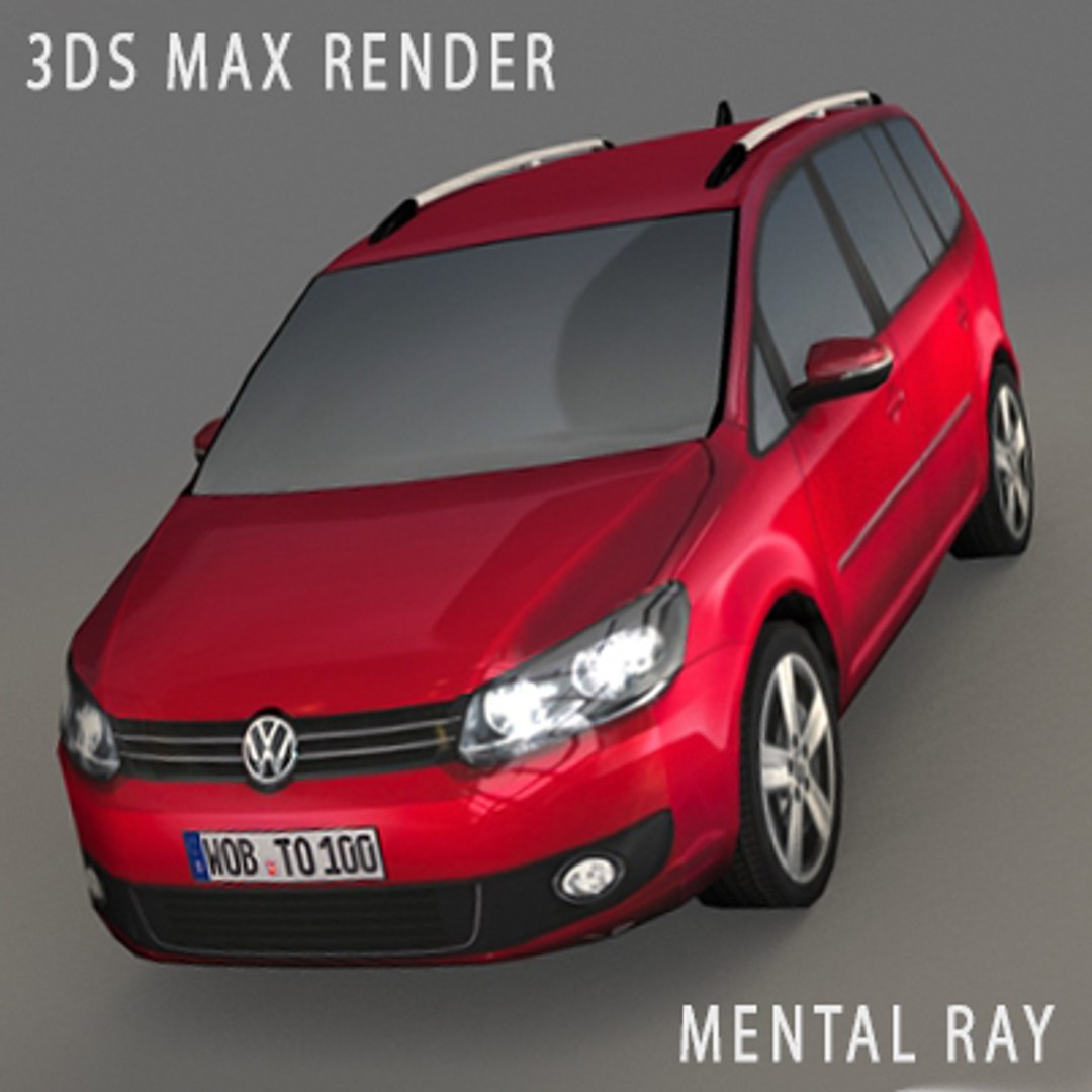 3d Volkswagen Touran 2011