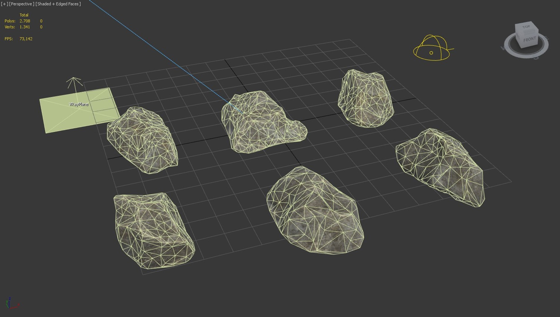 Realistic set rock formation model - TurboSquid 1343206