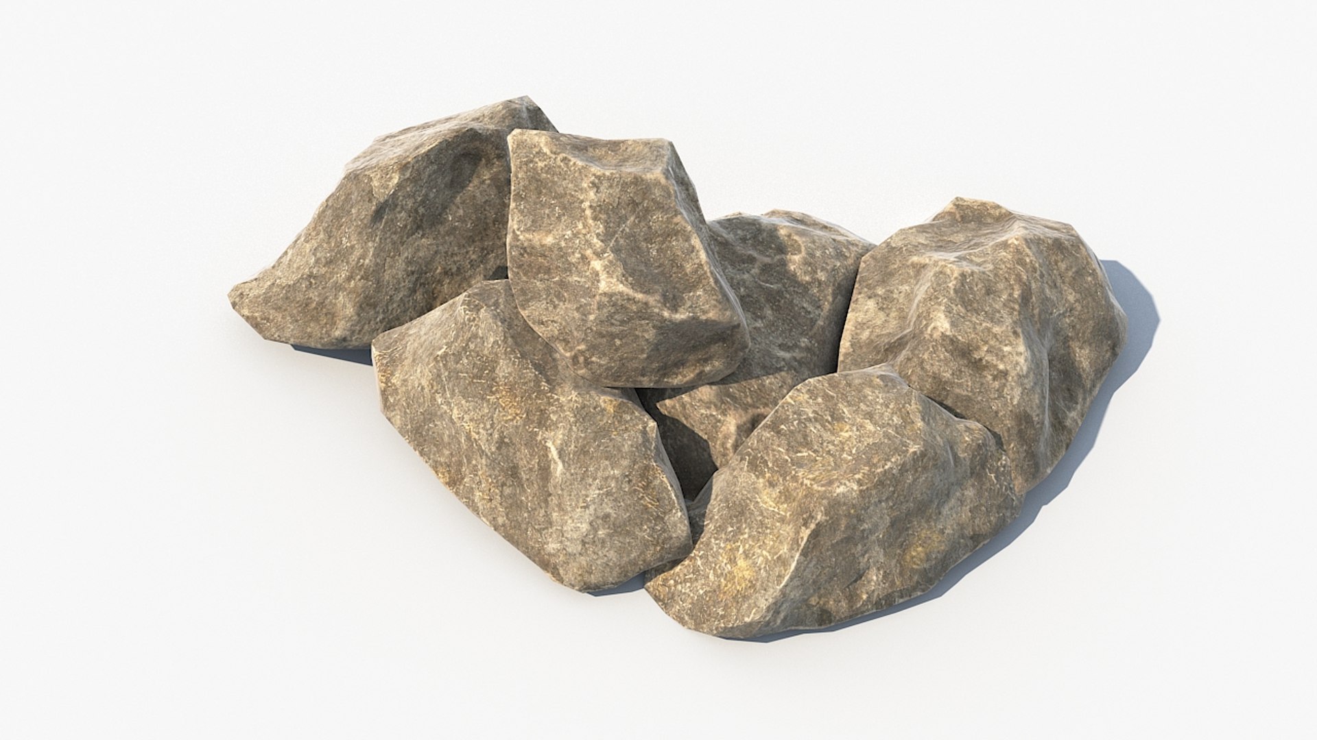 Realistic set rock formation model - TurboSquid 1343206