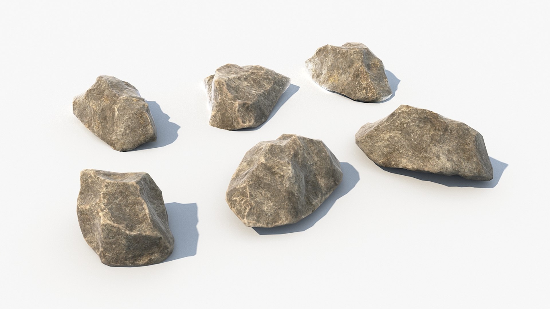 Realistic set rock formation model - TurboSquid 1343206