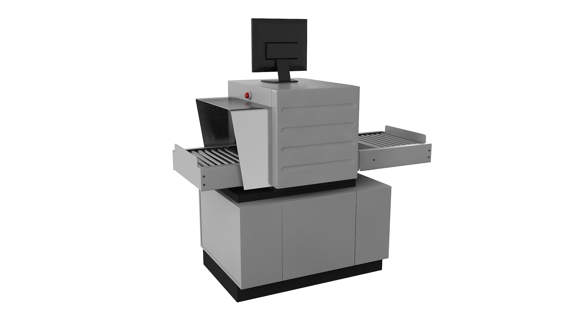 X-ray Baggage Scanner 3D Model - TurboSquid 1302370