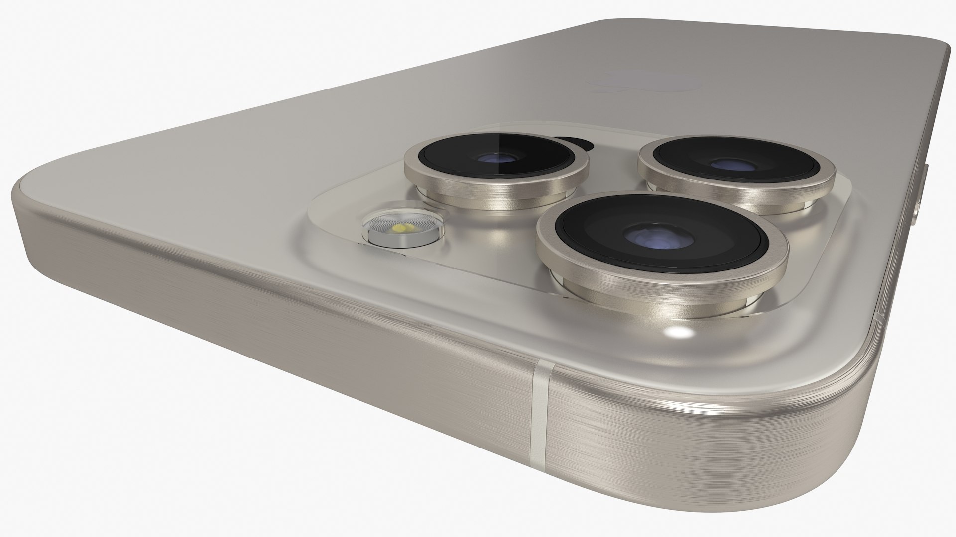 Apple IPhone 15 Pro Max Natural Titanium 3D Model - TurboSquid 2126116