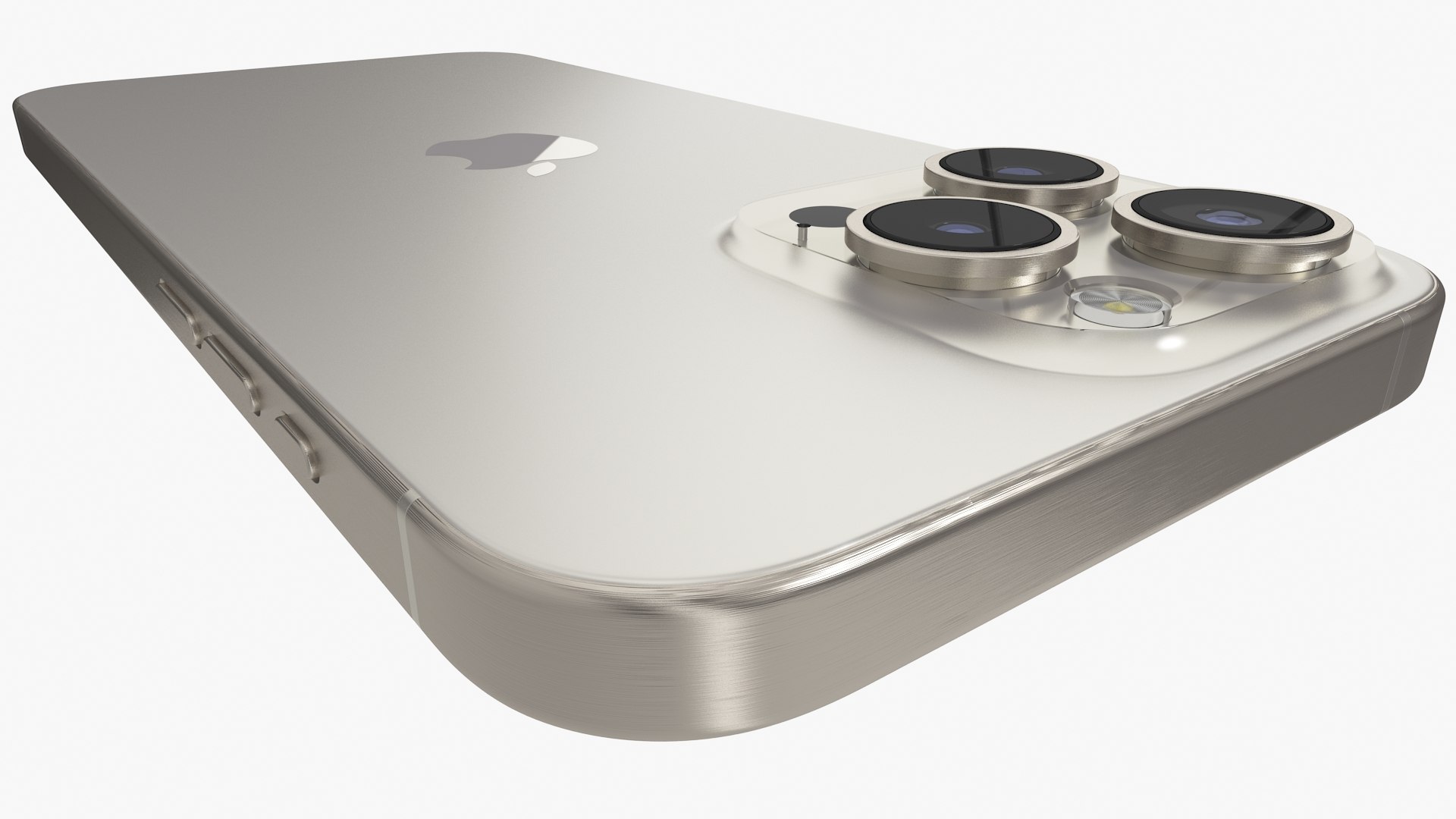 Apple IPhone 15 Pro Max Natural Titanium 3D Model - TurboSquid 2126116