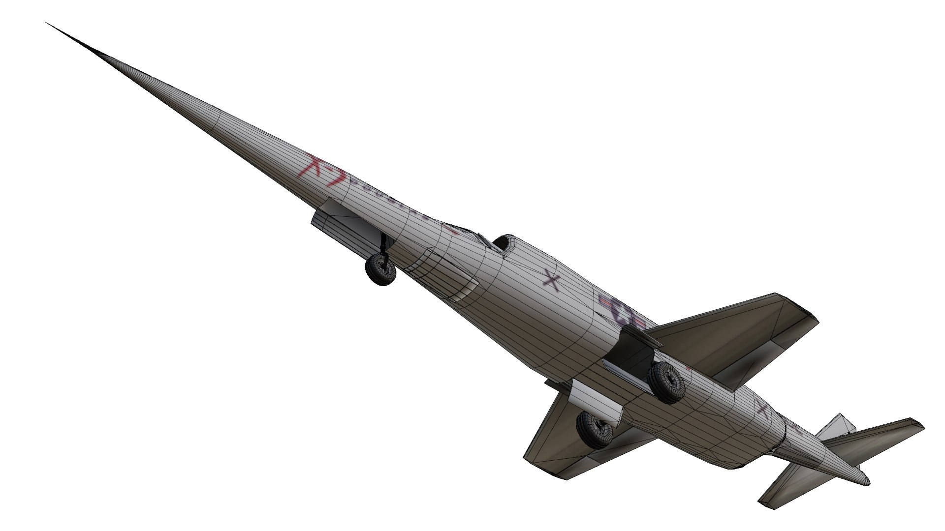 3D Douglas X3 Stiletto Model - TurboSquid 2351620