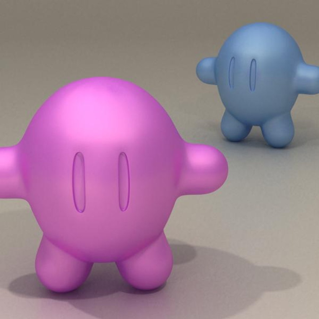 Small Toon Character 3d 3ds