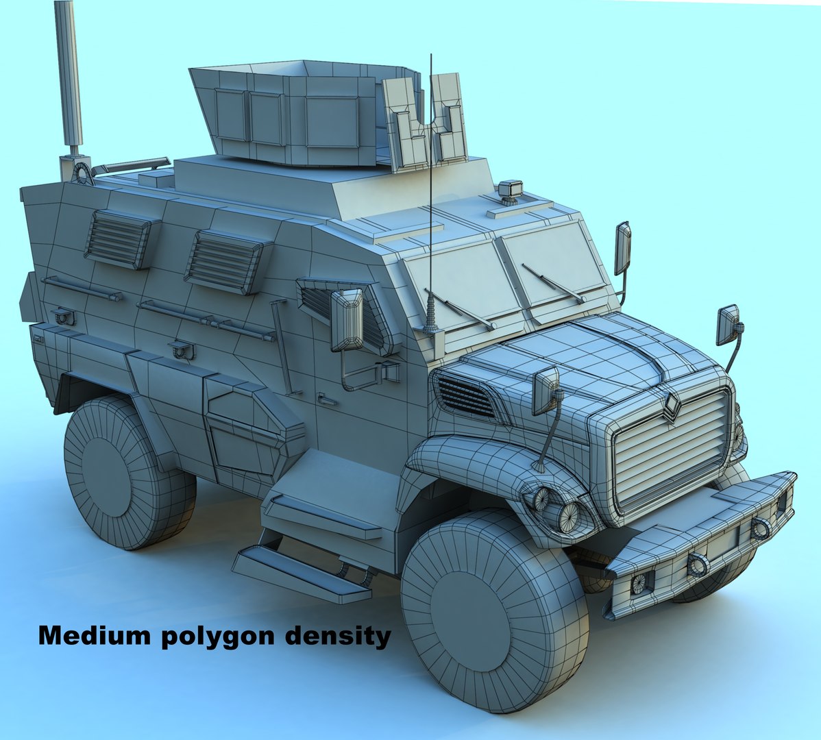 Maxxpro Military Vehicle 3d Model