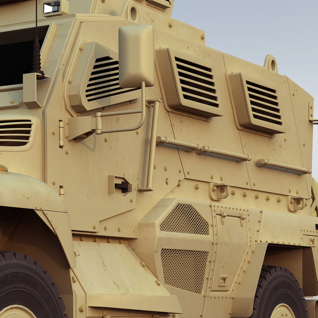 Maxxpro Military Vehicle 3d Model