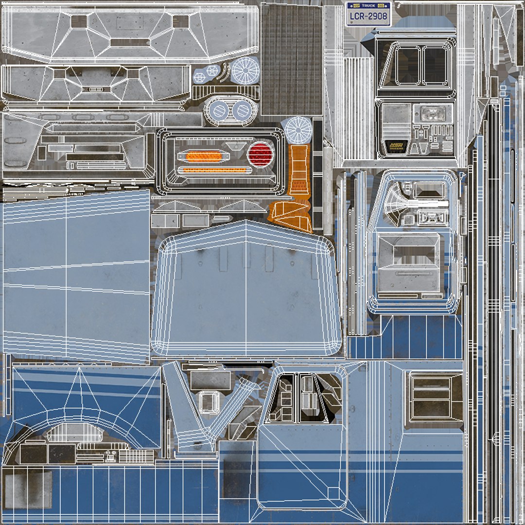 3D Flat Top Semi Truck Car Carrier Trailer - Low Poly - TurboSquid 2303310
