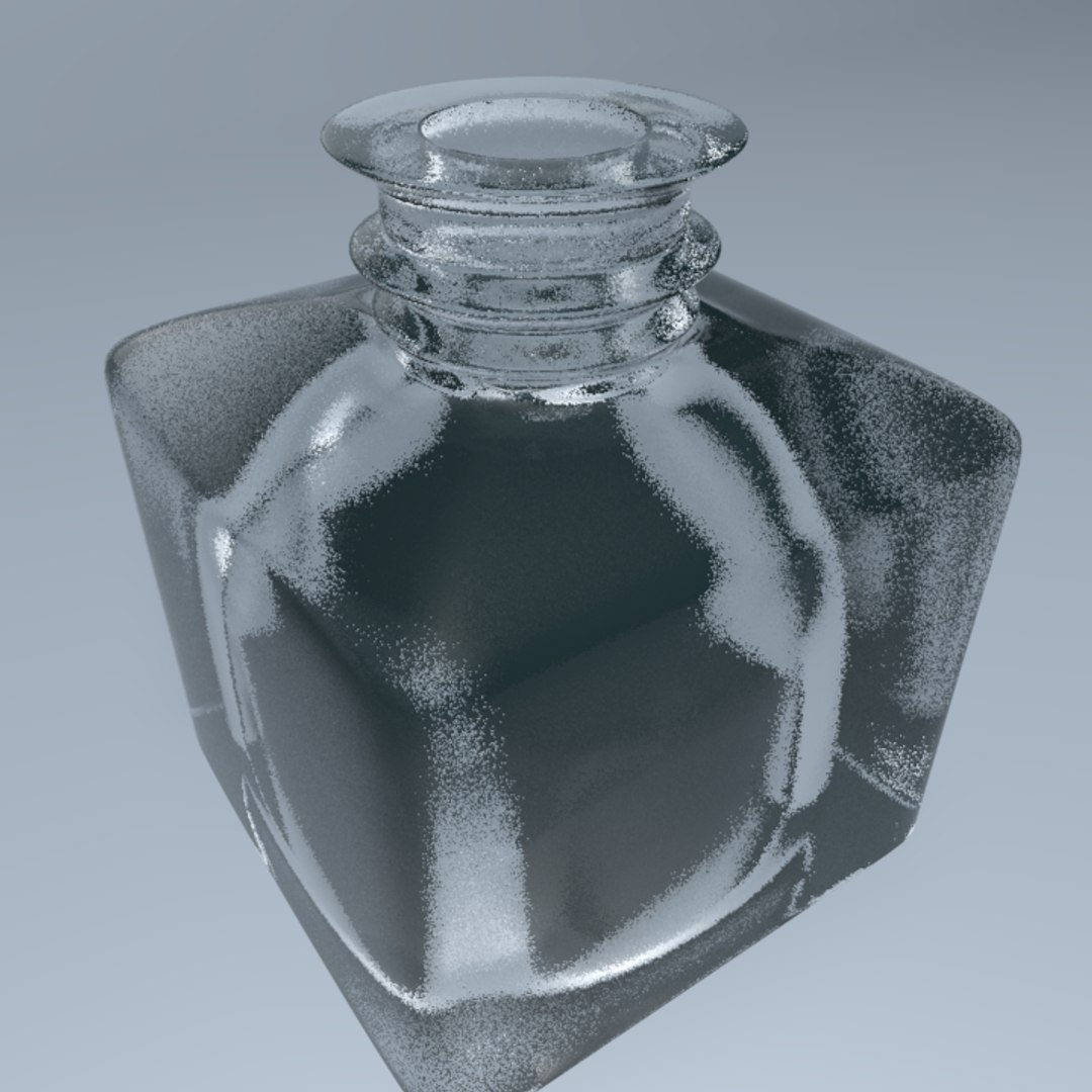 3d Inkwell Ink Model