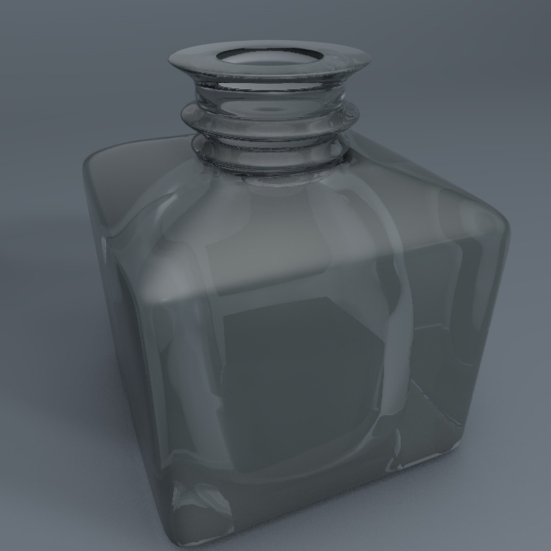 3d Inkwell Ink Model