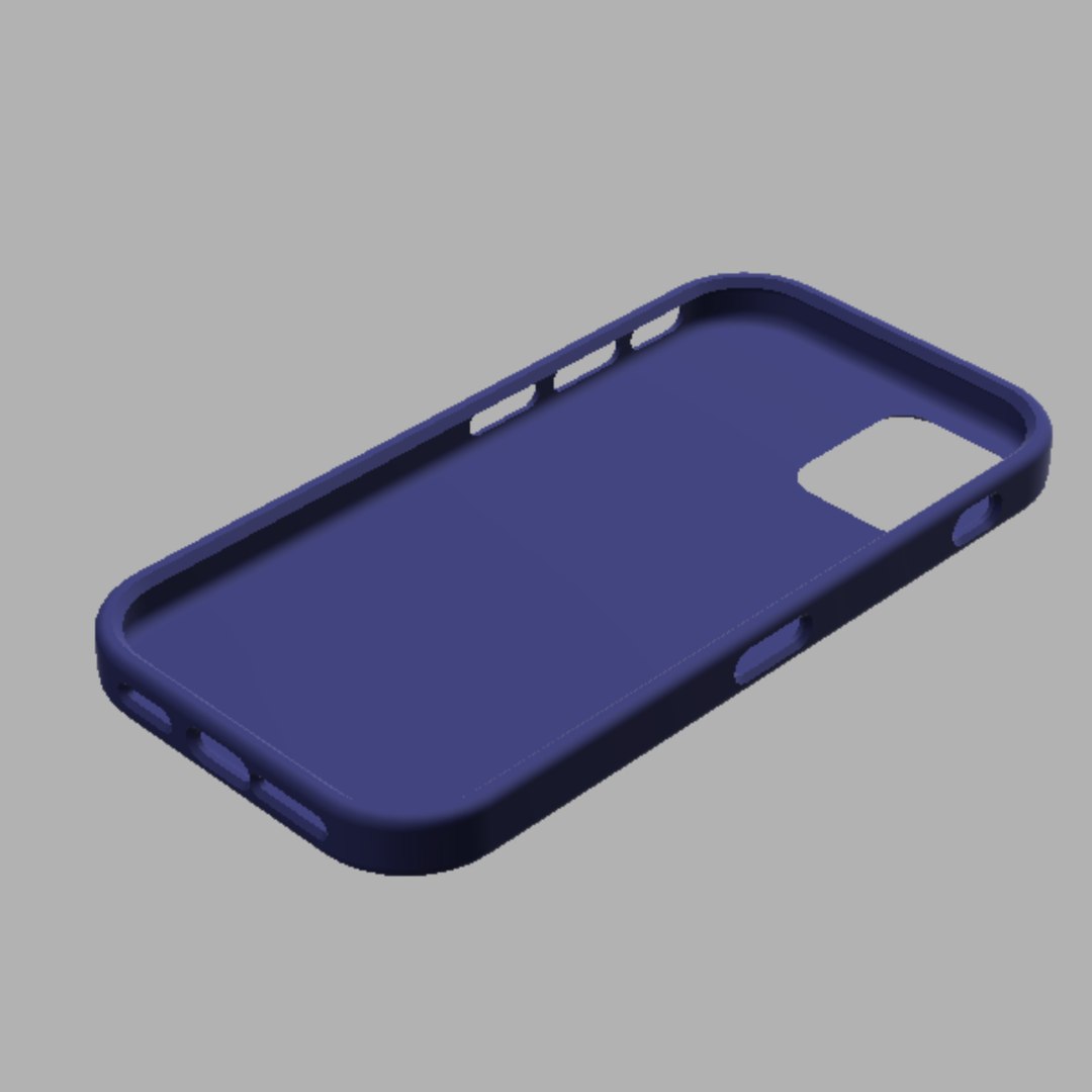 3D iPhone 12 Case model - TurboSquid 2065217