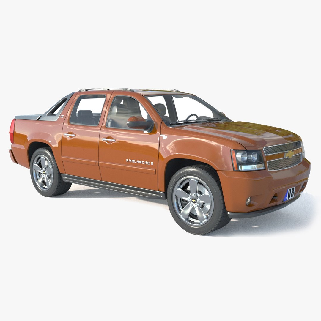 2007 Chevrolet Avalanche LTZ 4X4 3D model - TurboSquid 2008223